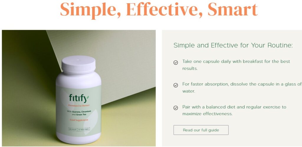 Fitify UK | Premium Fat Burner Capsules | Customer Reviews